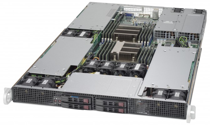 1U Tesla GPU Server - Microway 1U GPU with 3 GPUs and 2 CPUs